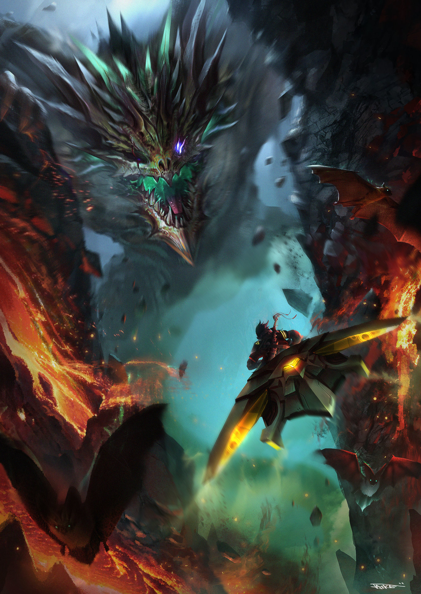 ArtStation - Bat Monster