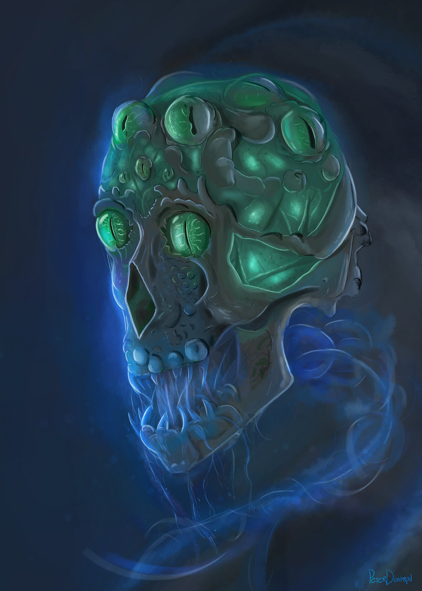 ArtStation - Lizard Skull