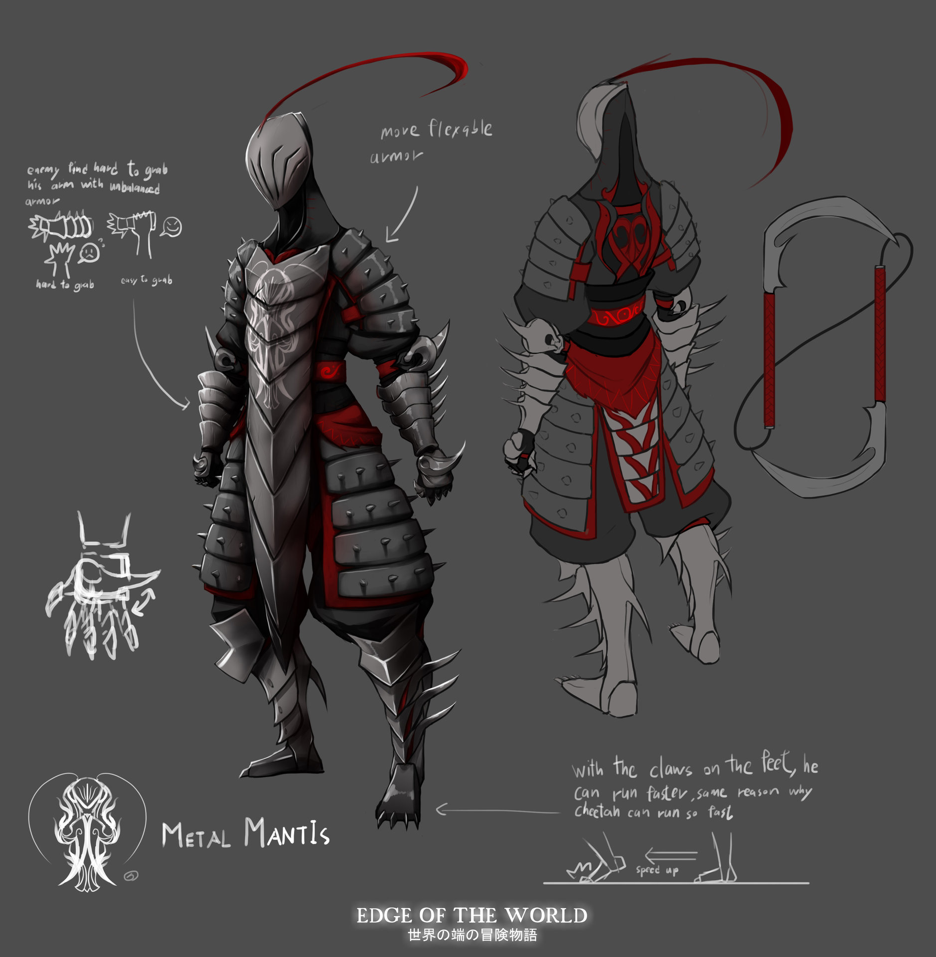 ArtStation - metal mantis