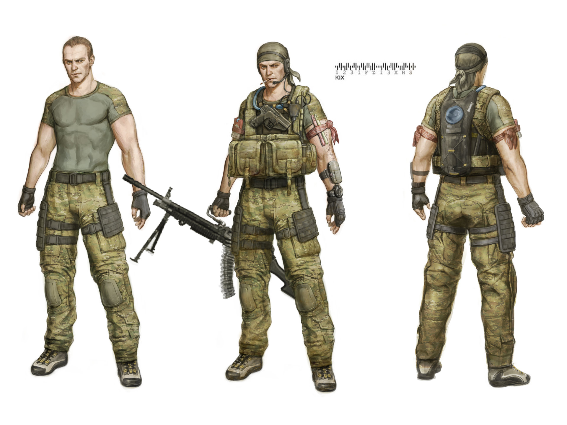ArtStation - special force character concept (US NAVY SEAL), Sung-wook Kang
