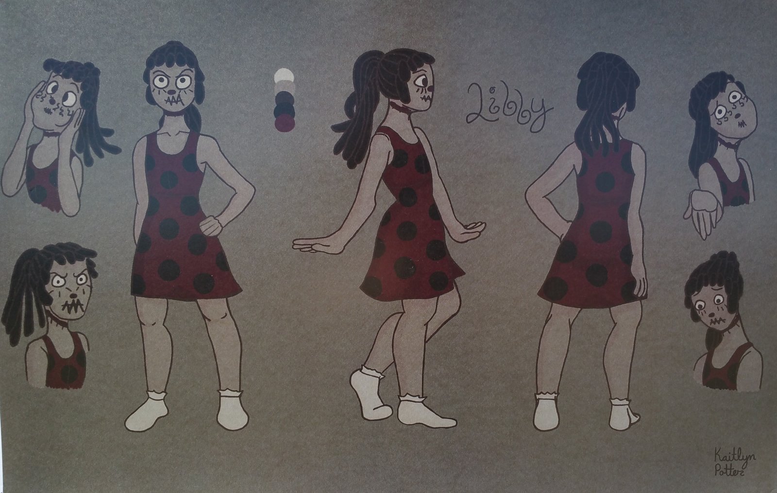 Kaitlyn Potter - Libby Character Design
