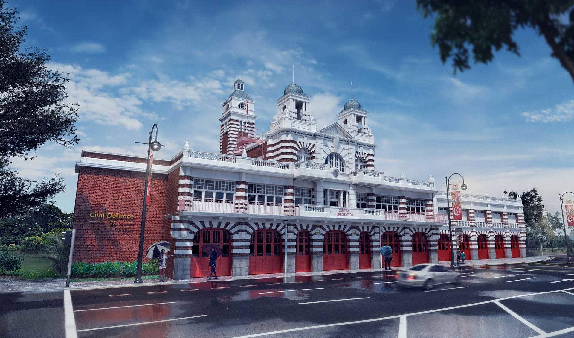 ArtStation - Singapore Central Fire Station
