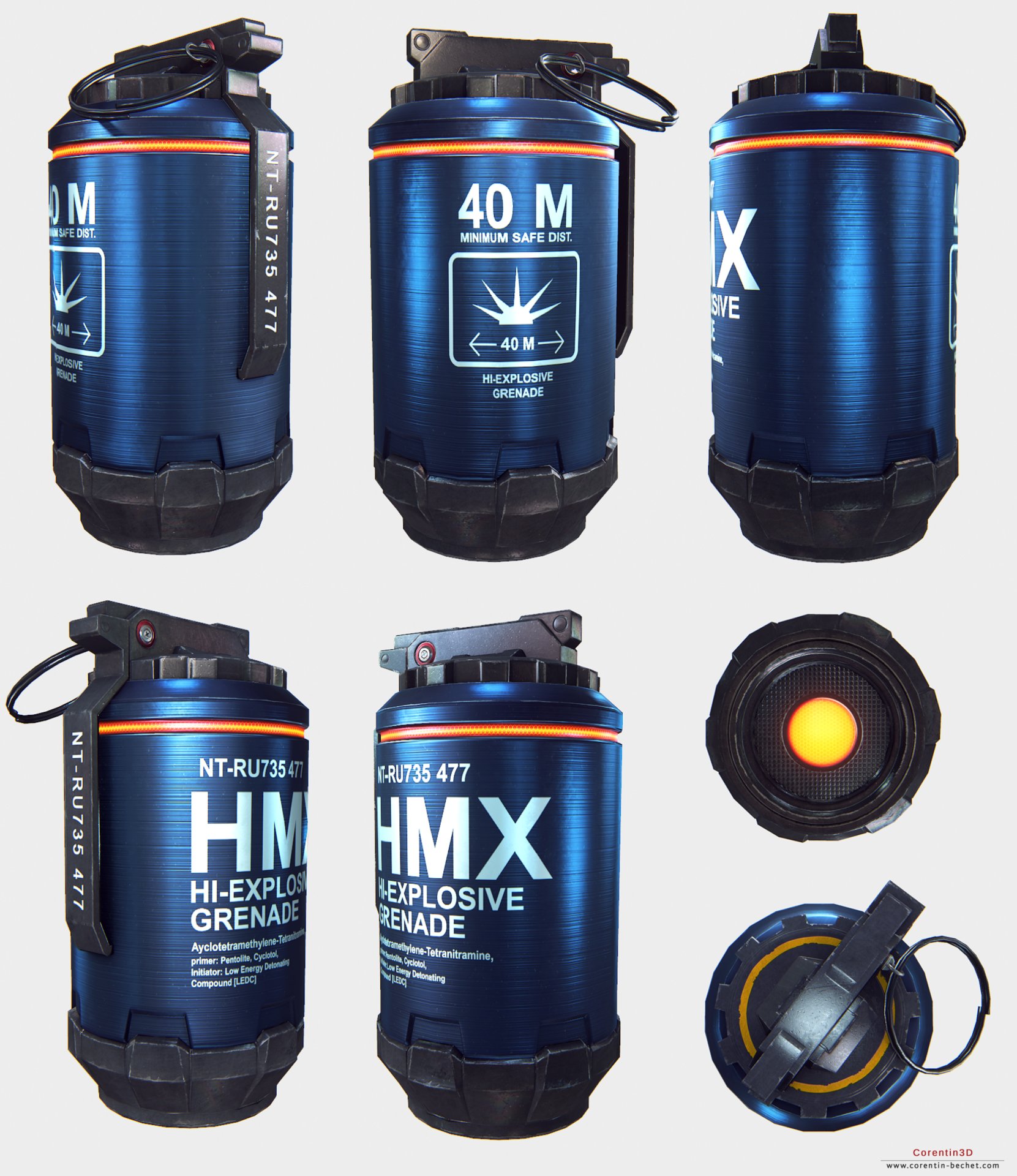 ArtStation - Grenade, ref Elysium