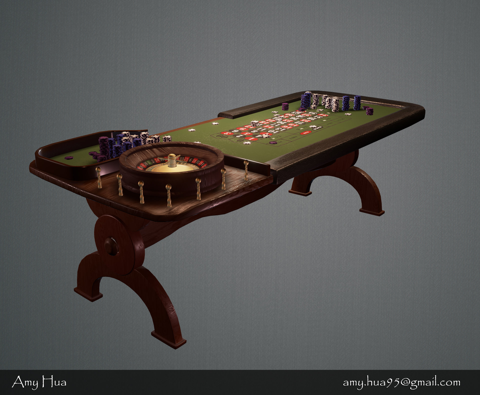 ArtStation - Roulette Table