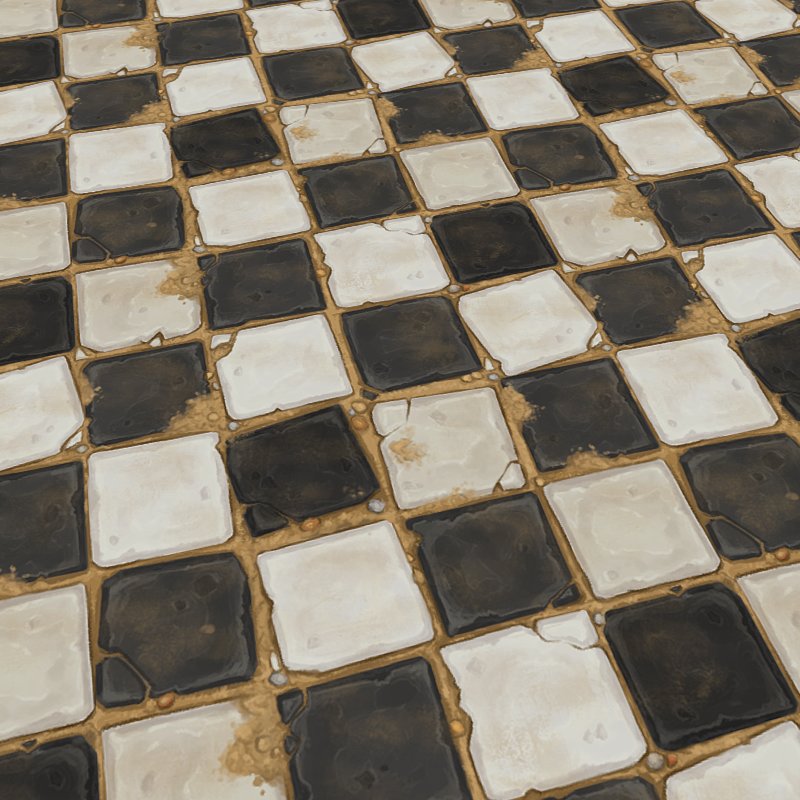 Tyler Agte - Broken Tile Tiling Texture