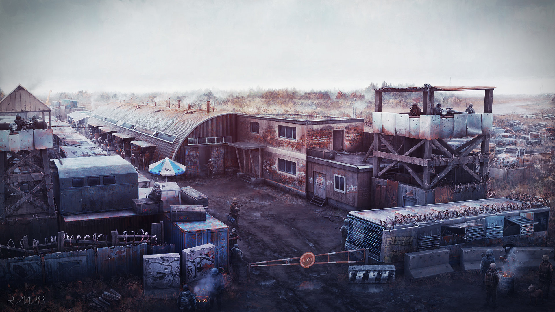 ArtStation - R.2028 "Market" concept art