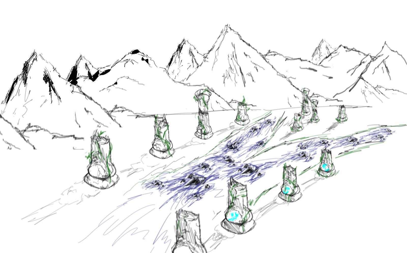 Alex Ragan - Environment concept - Aiur