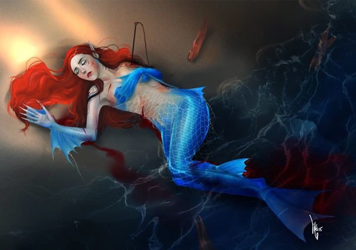 ArtStation - Dying Mermaid