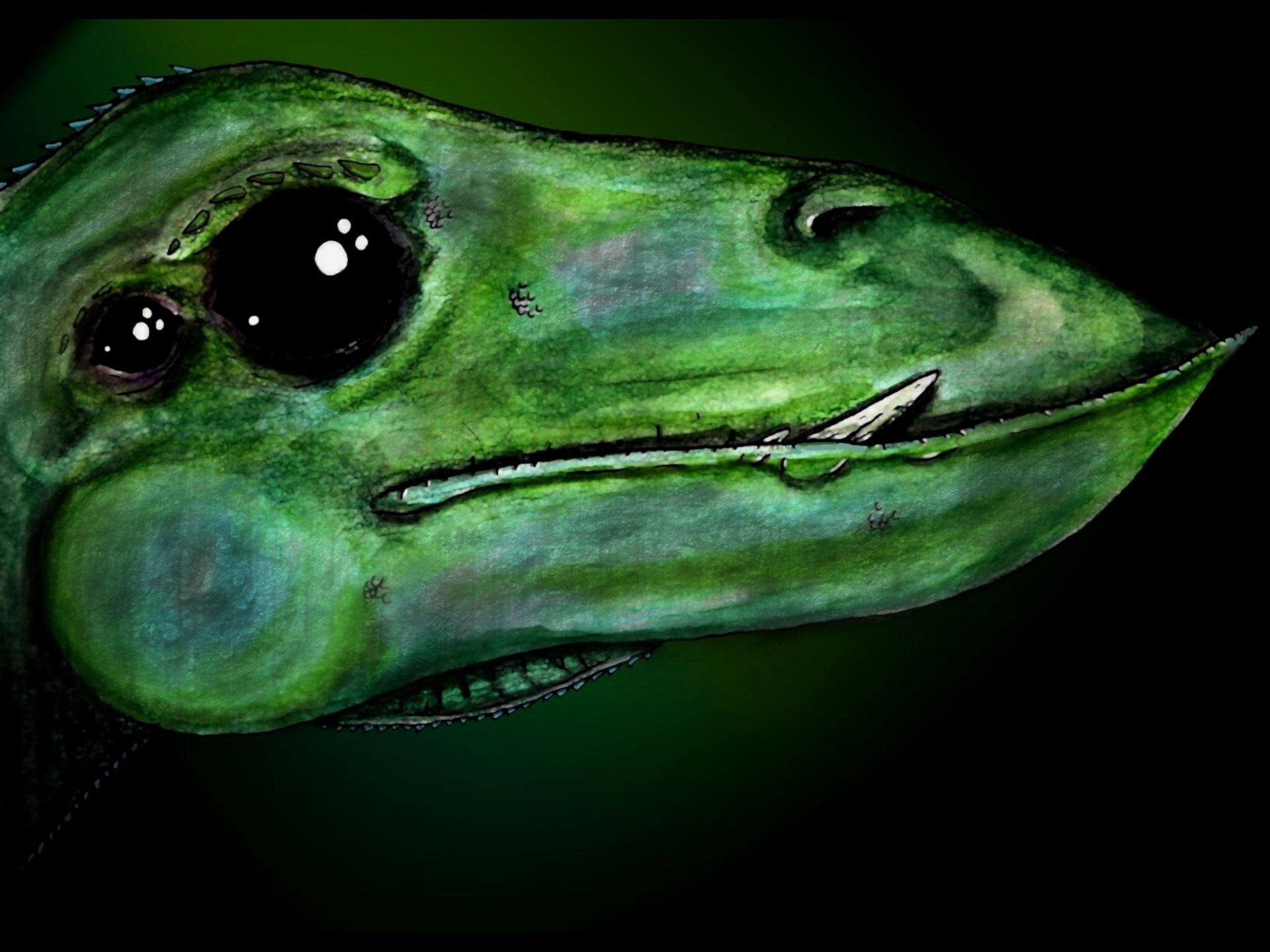 ArtStation - Lizard head