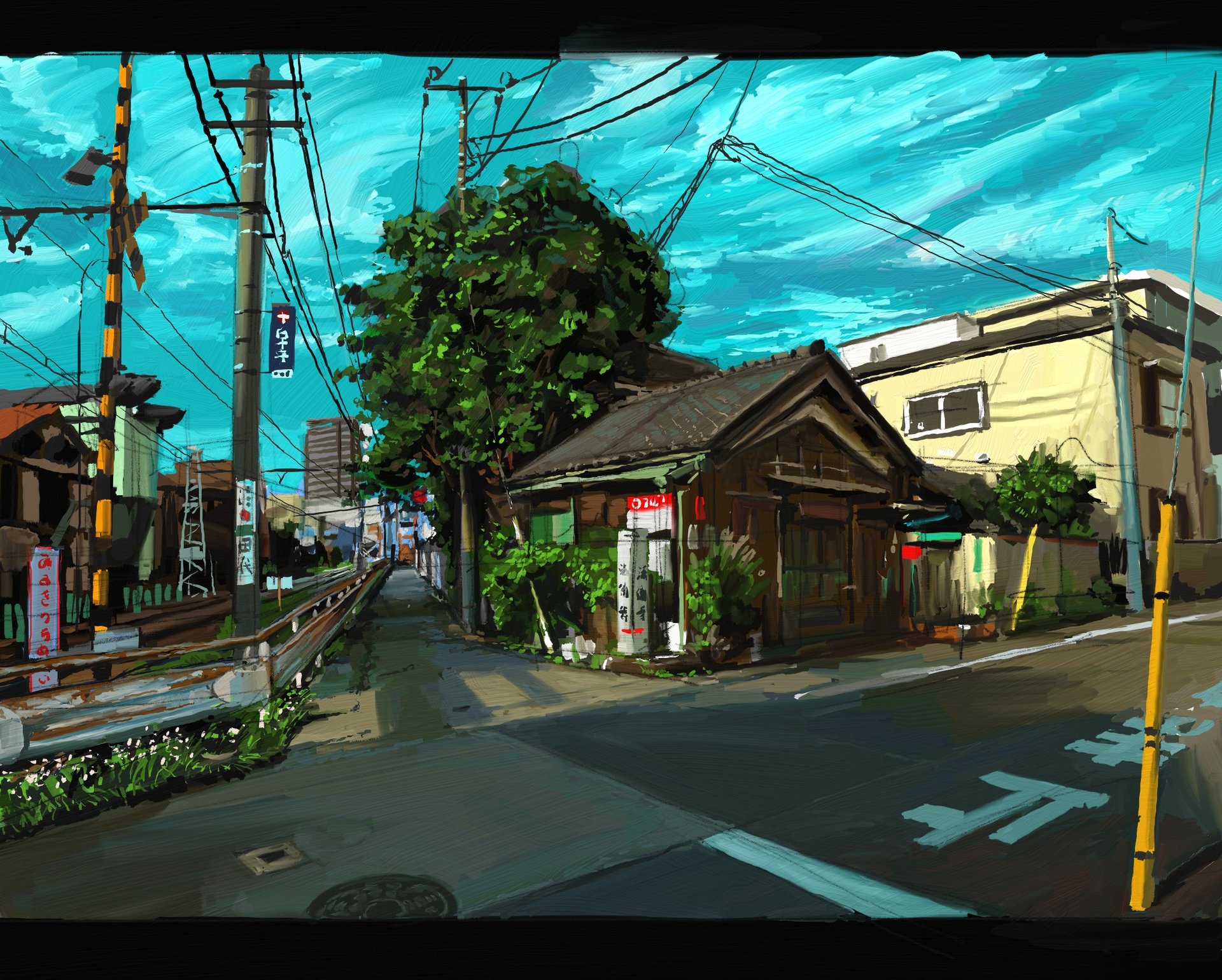 ArtStation - Tokyo street