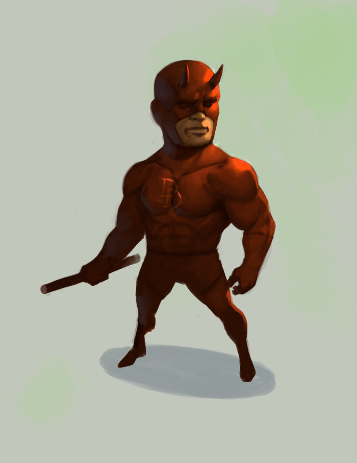 ArtStation - Daredevil fan art
