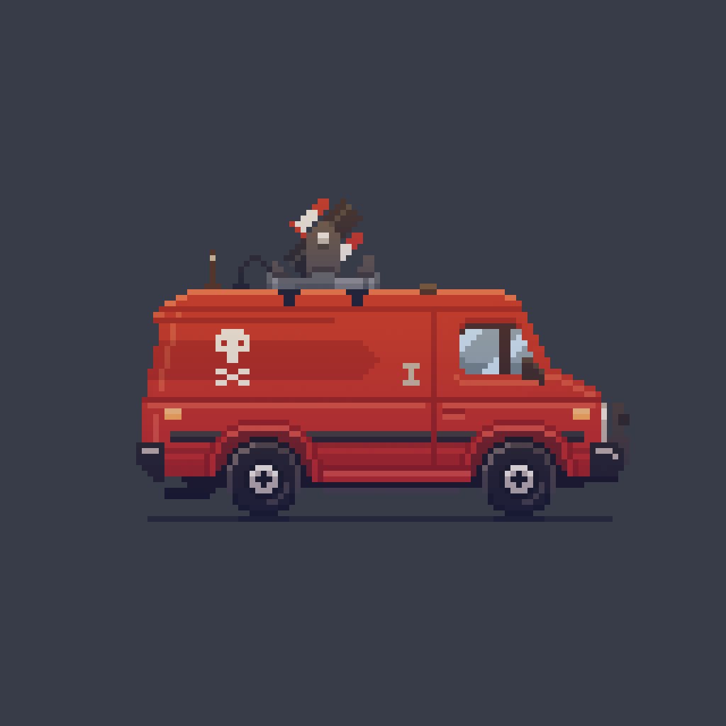 ArtStation - Pixel car