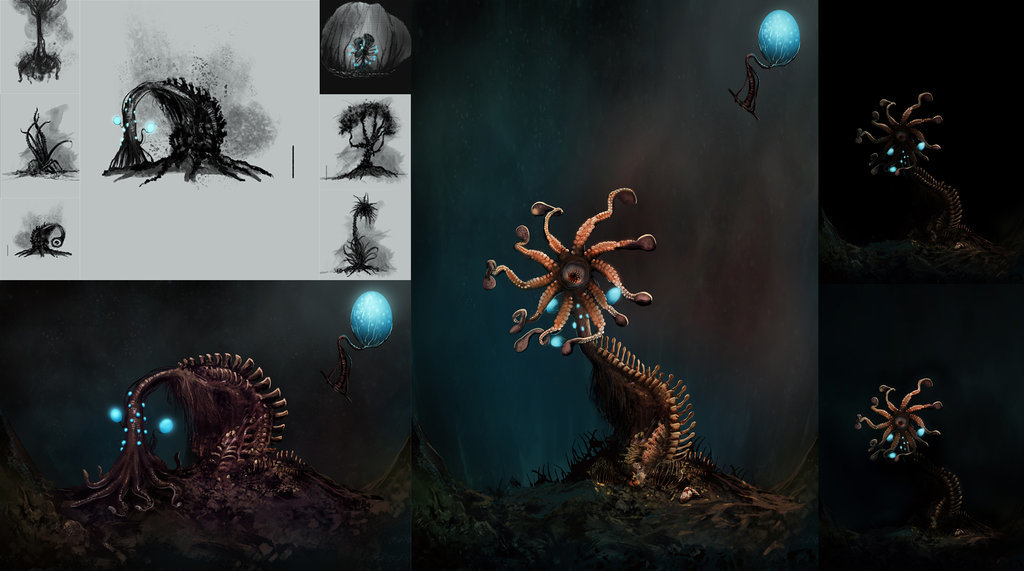 ArtStation - carnivorous tree concept