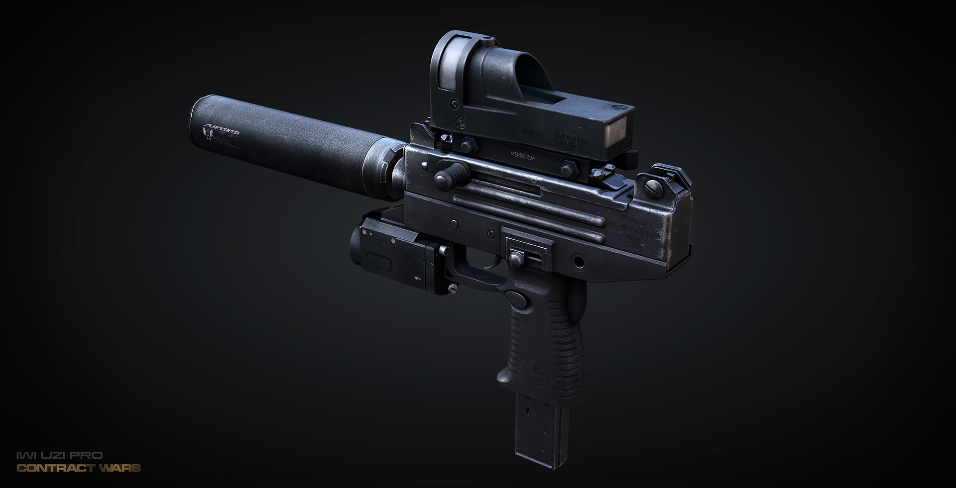 ArtStation - UZI PRO ingame model