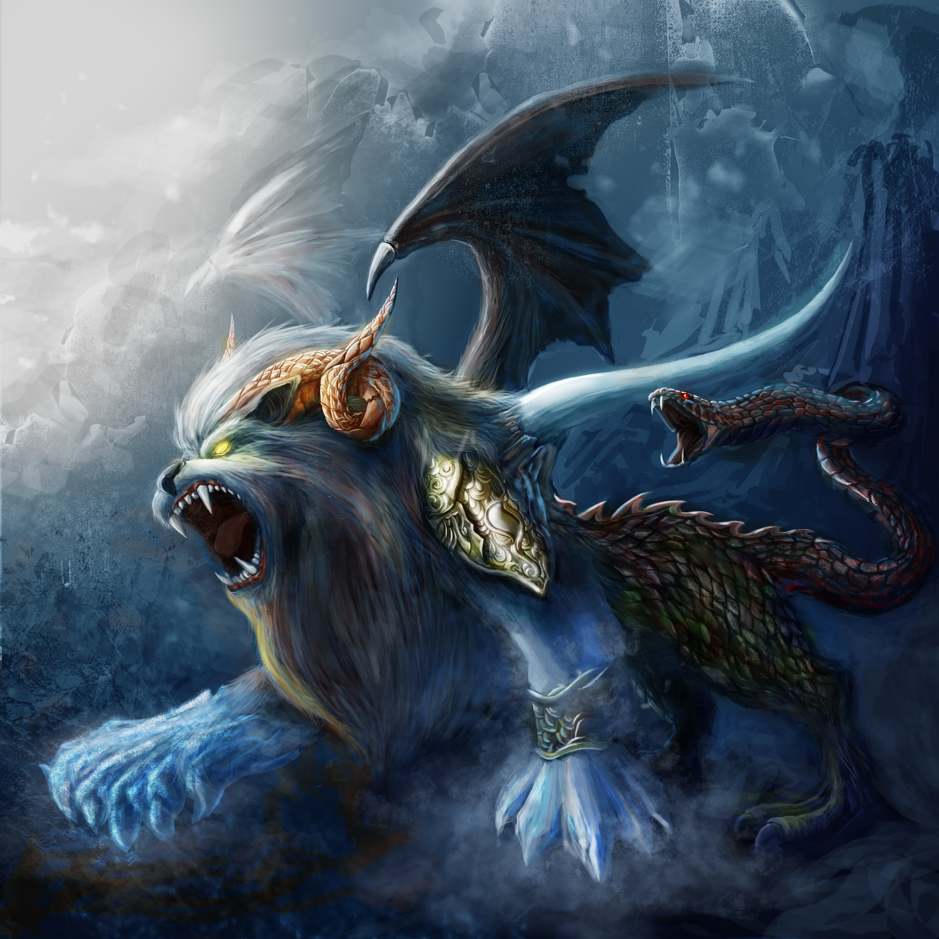 ArtStation - Chimaera concept