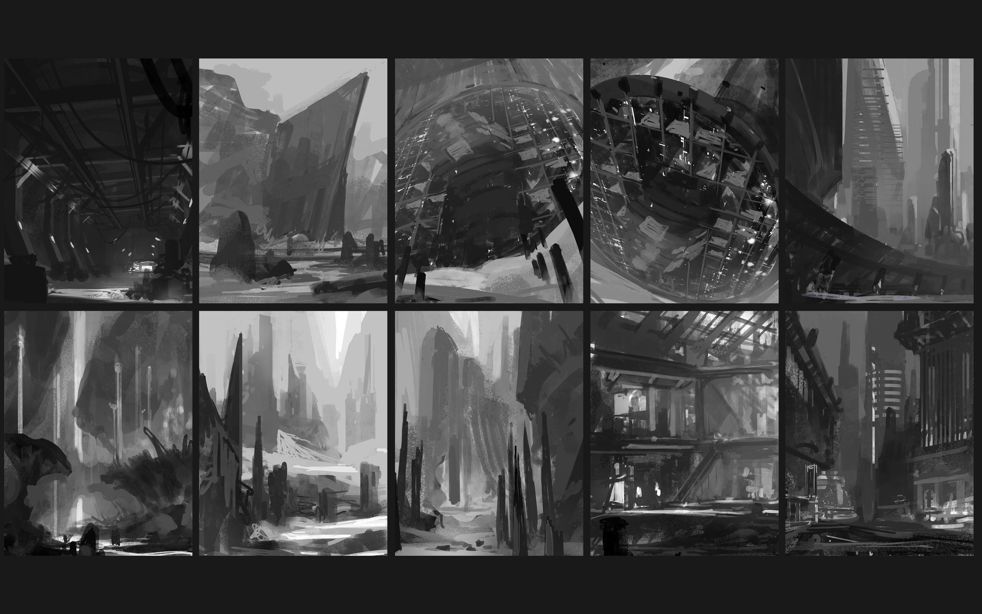 ArtStation - Composition & Shape Thumbnails Pt.1