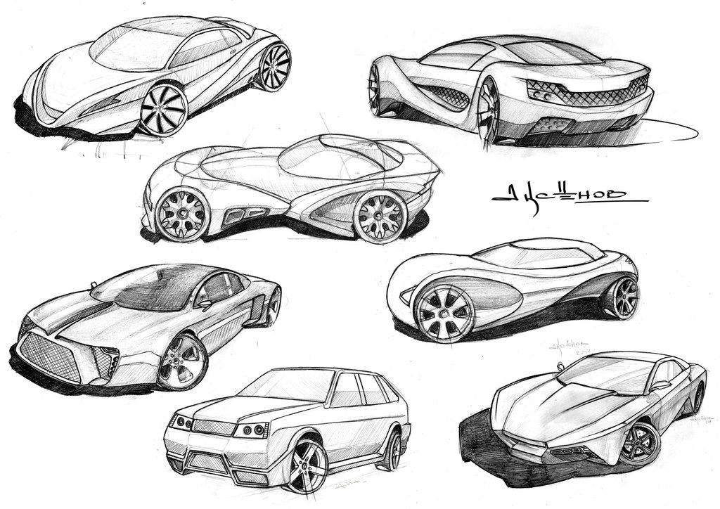 ArtStation - sketch cars