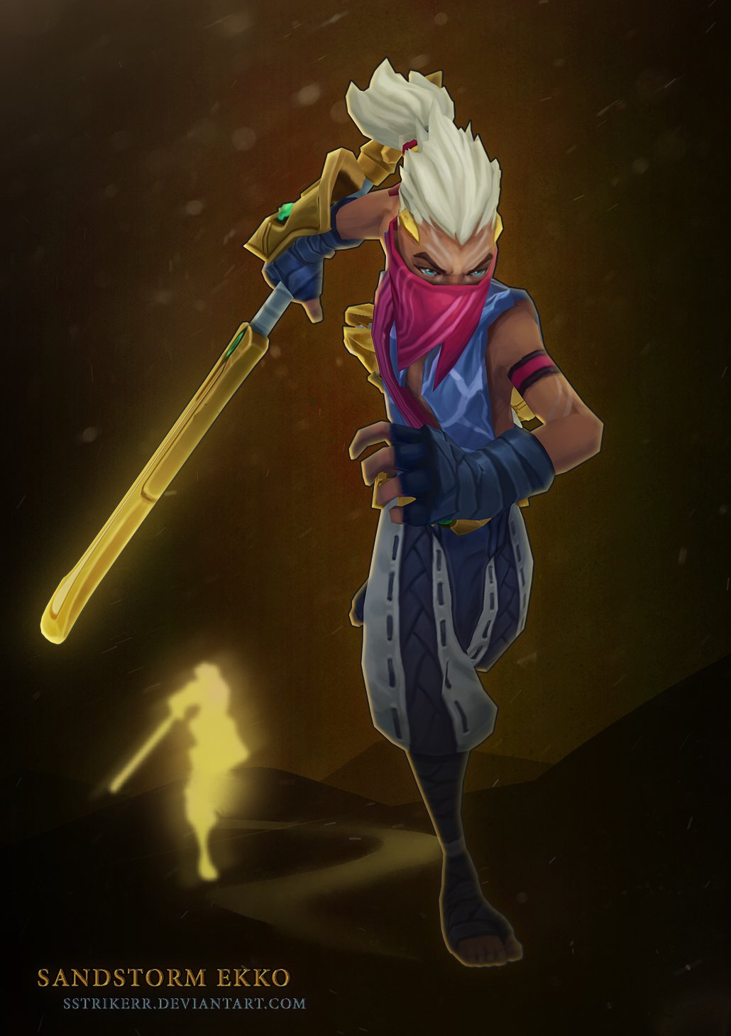 Sandstorm Ekko Fan Art Sandstorm Ekko Leaguepedia | League Of
