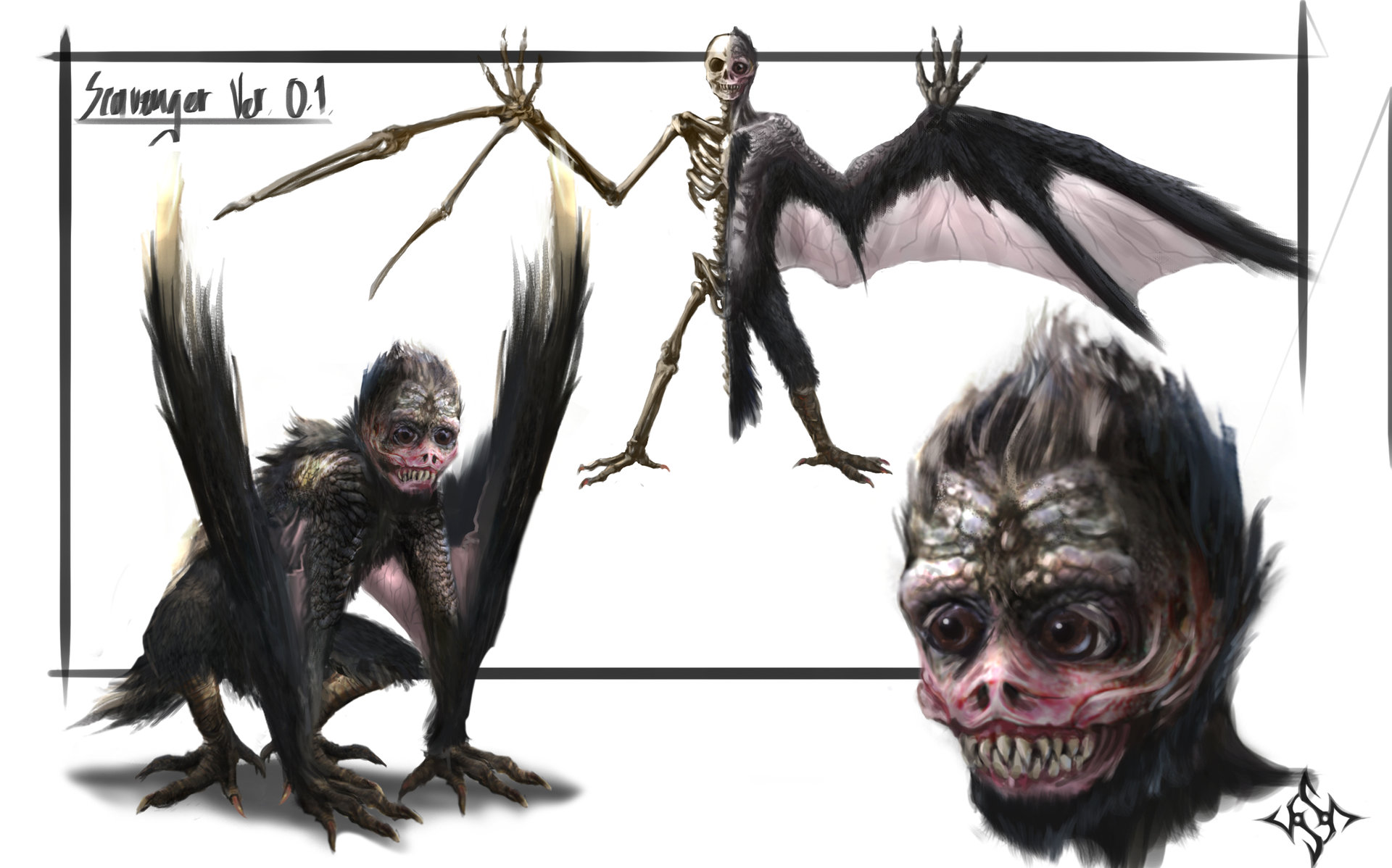 ArtStation - Scavenger anatomy