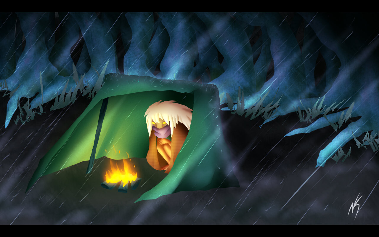 ArtStation - Spit Paint - Fire and Rain