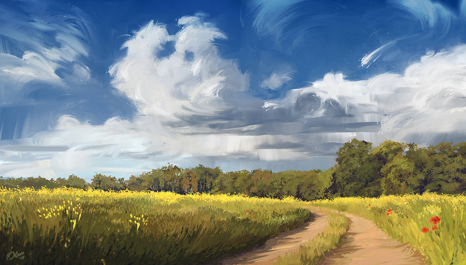 ArtStation - Summer Field