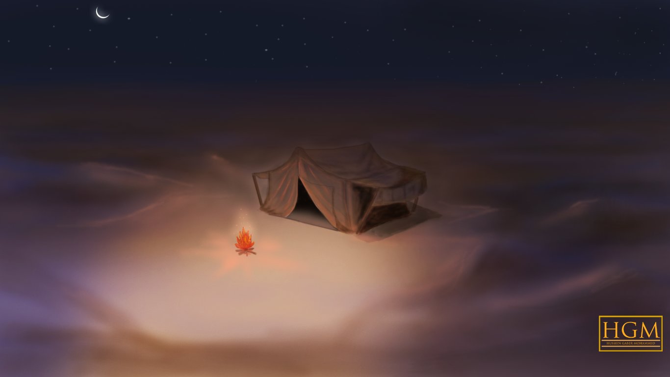 ArtStation - Desert Night