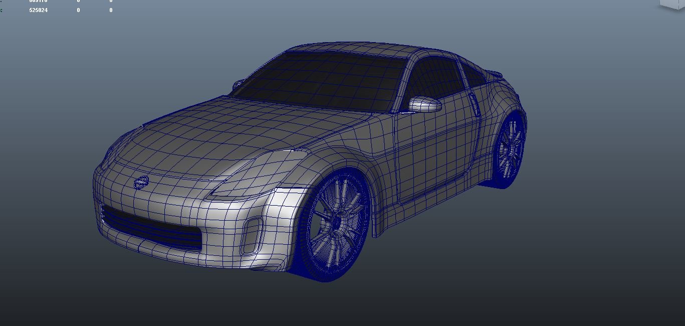 Tayfun Taysi - 3D car modelling in Autodesk Maya