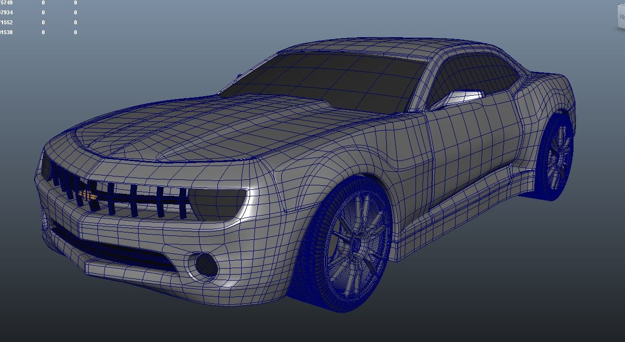 Tayfun Taysi - 3D car modelling in Autodesk Maya