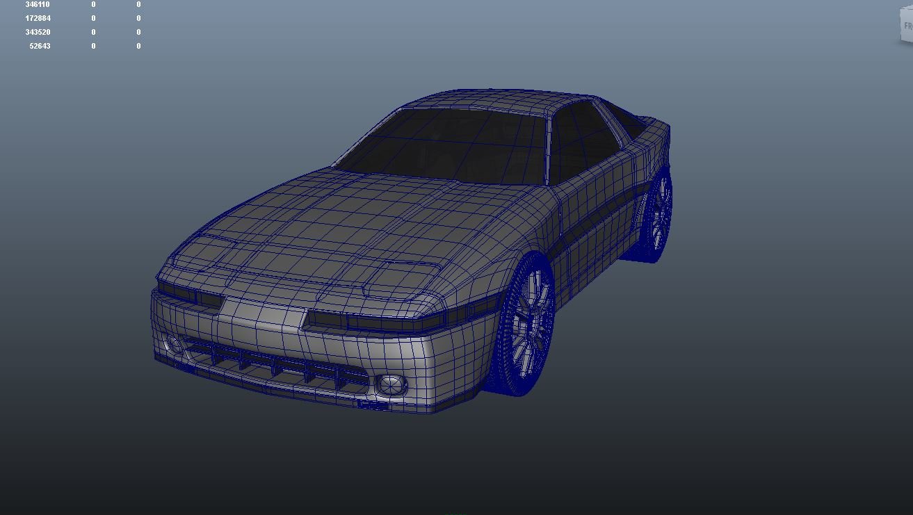 Tayfun Taysi - 3D car modelling in Autodesk Maya