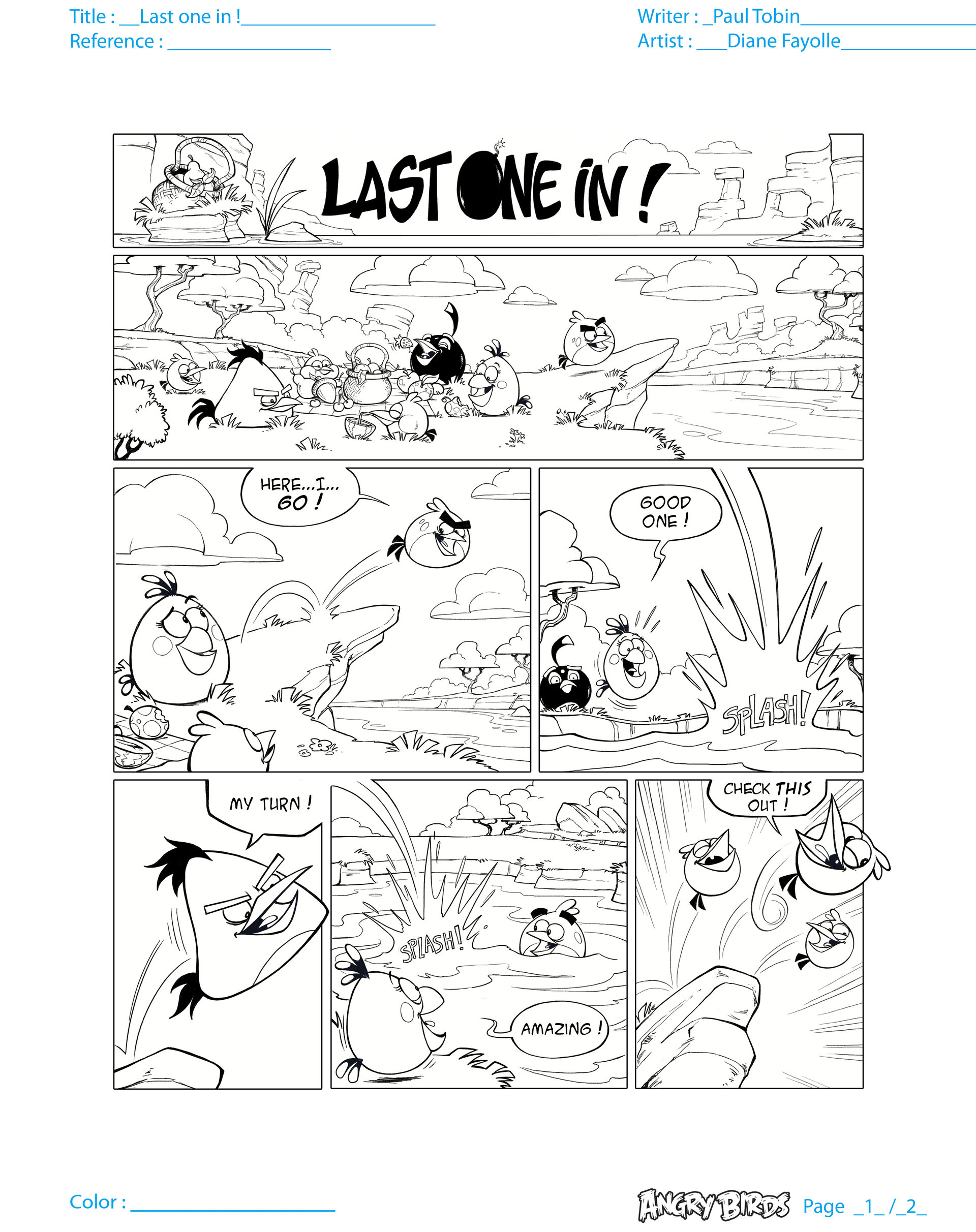 ArtStation - Comic strip cartoon