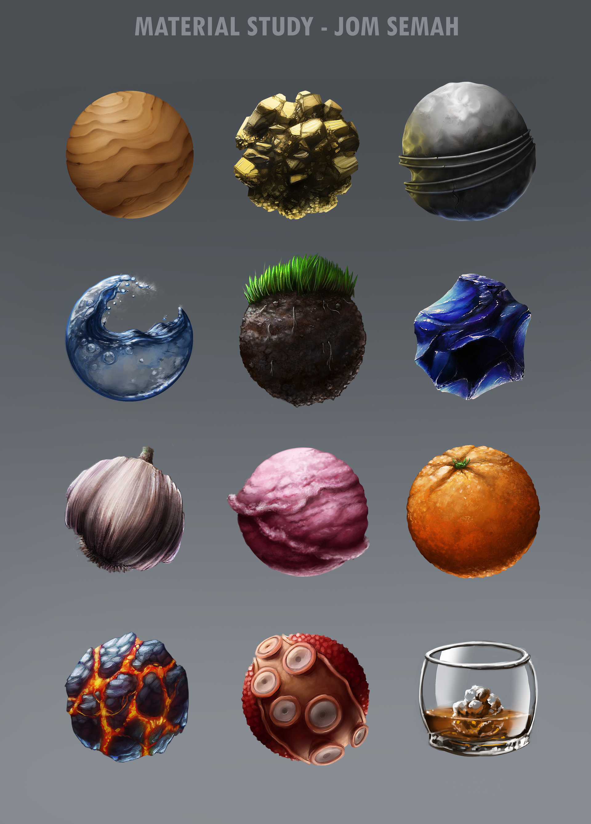 ArtStation - Material Study