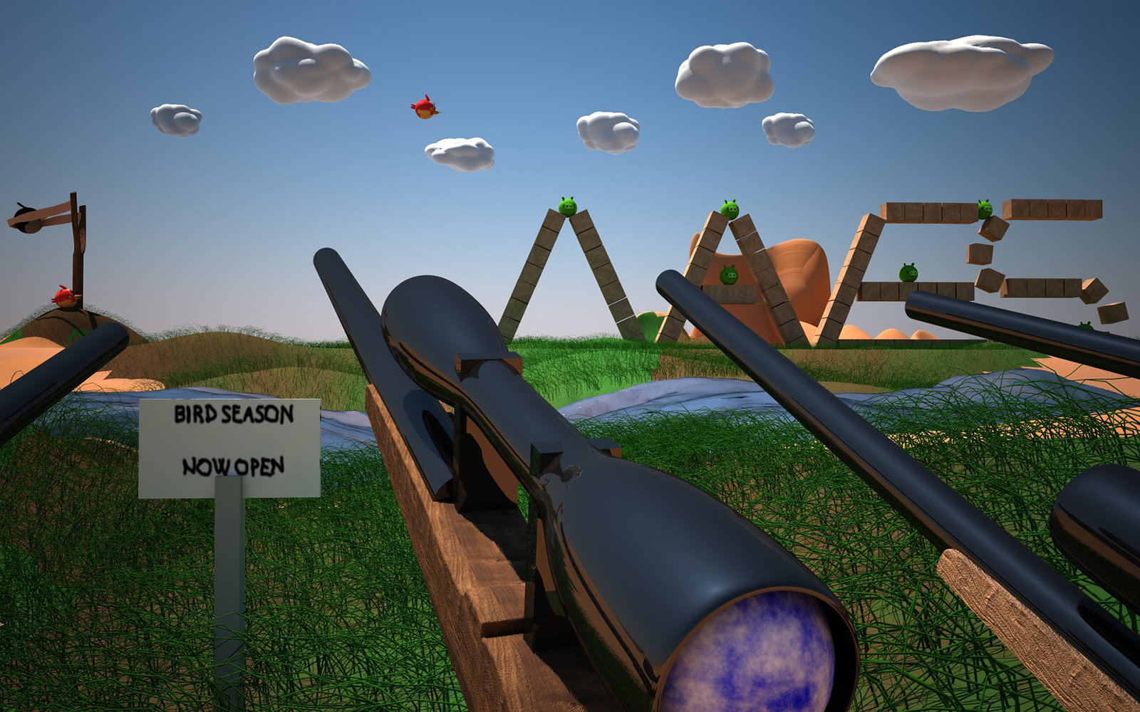 ArtStation - Angry Bird Hunt