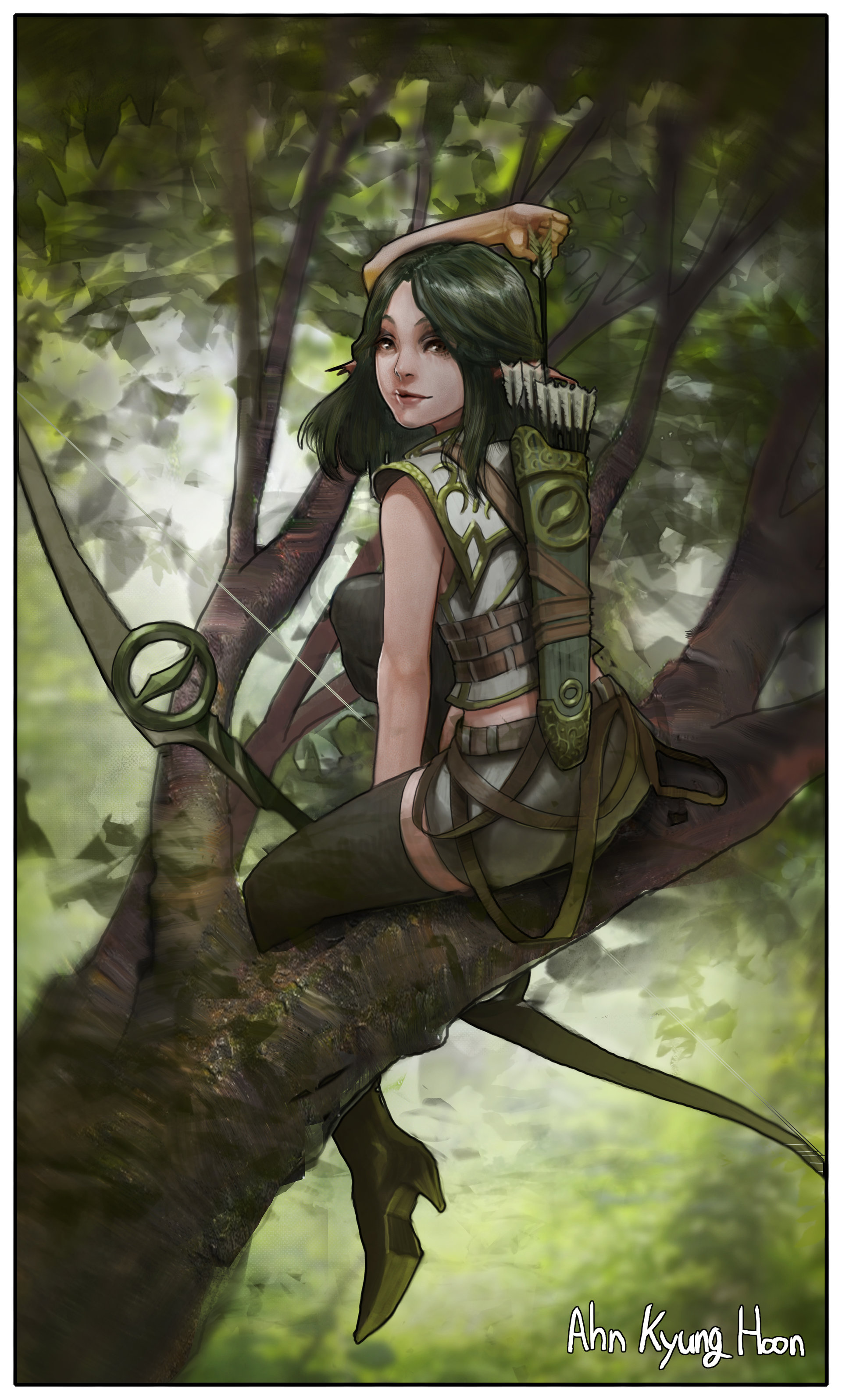 ArtStation - forest archer