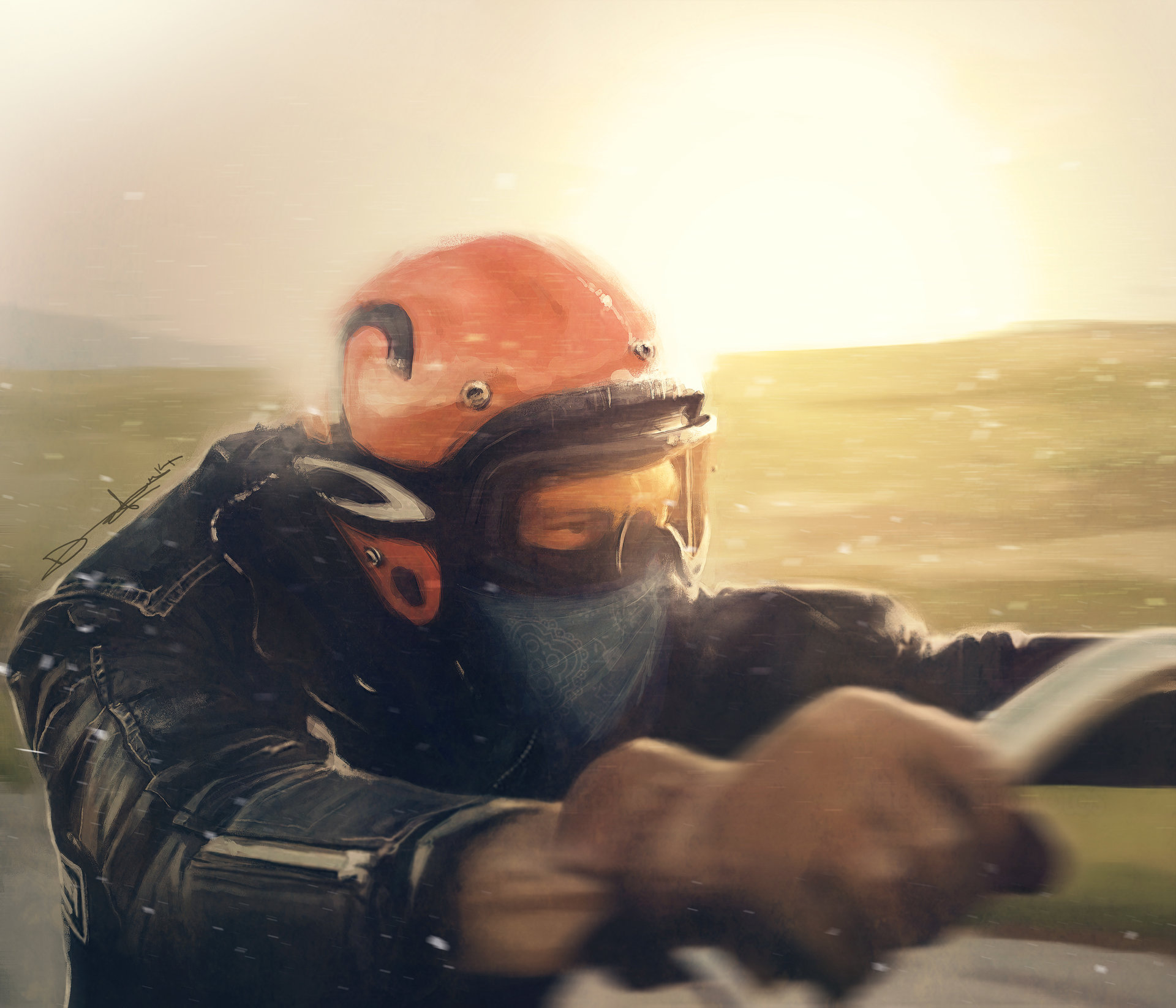 ArtStation - The Biker
