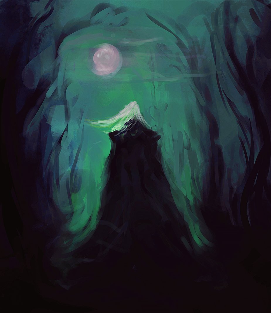 ArtStation - Under the Moon