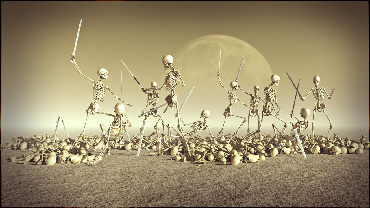 ArtStation - Skeleton moments