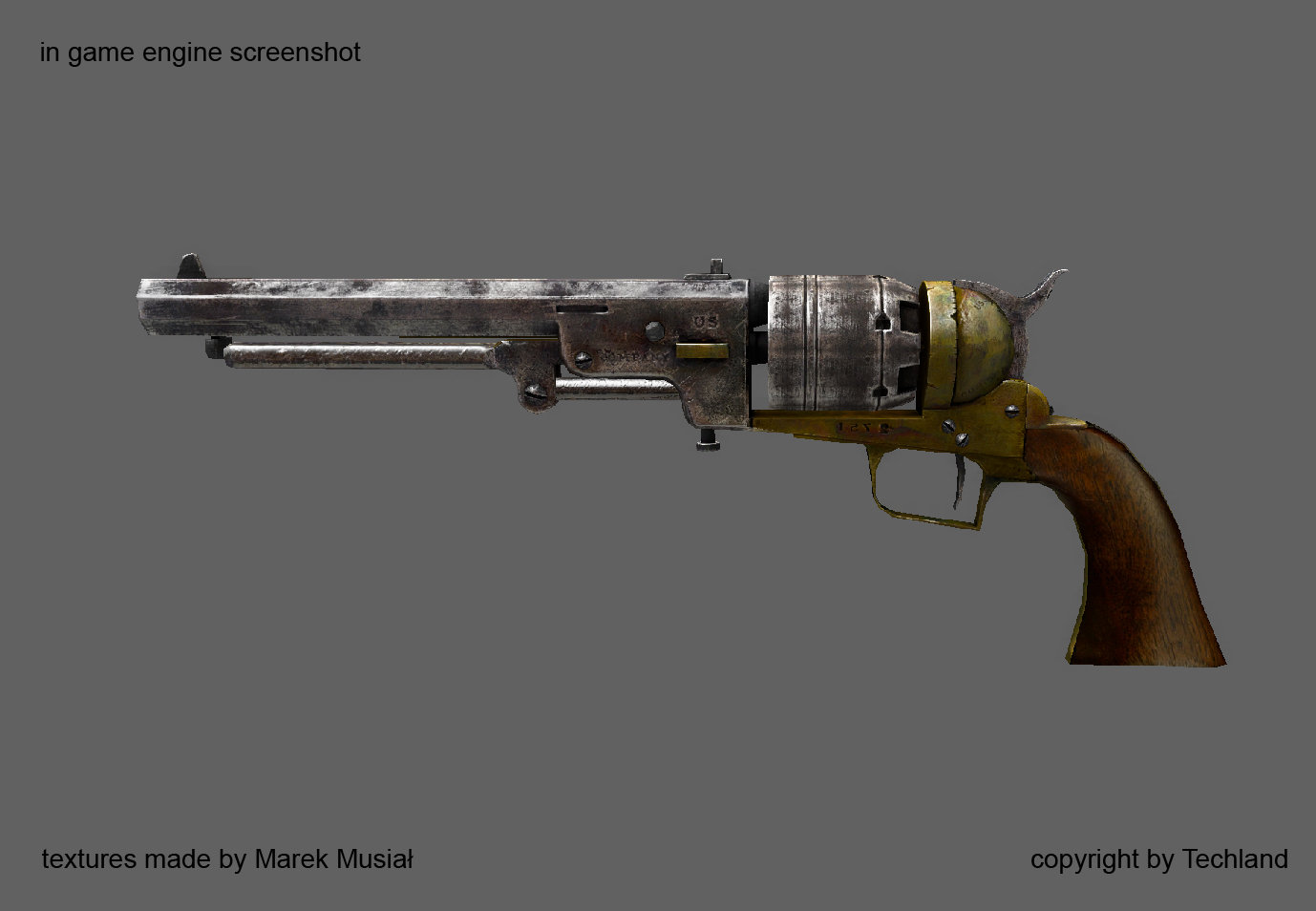 Krystian Golebczyk - Weapons for "Call of Juarez: Gunslinger"