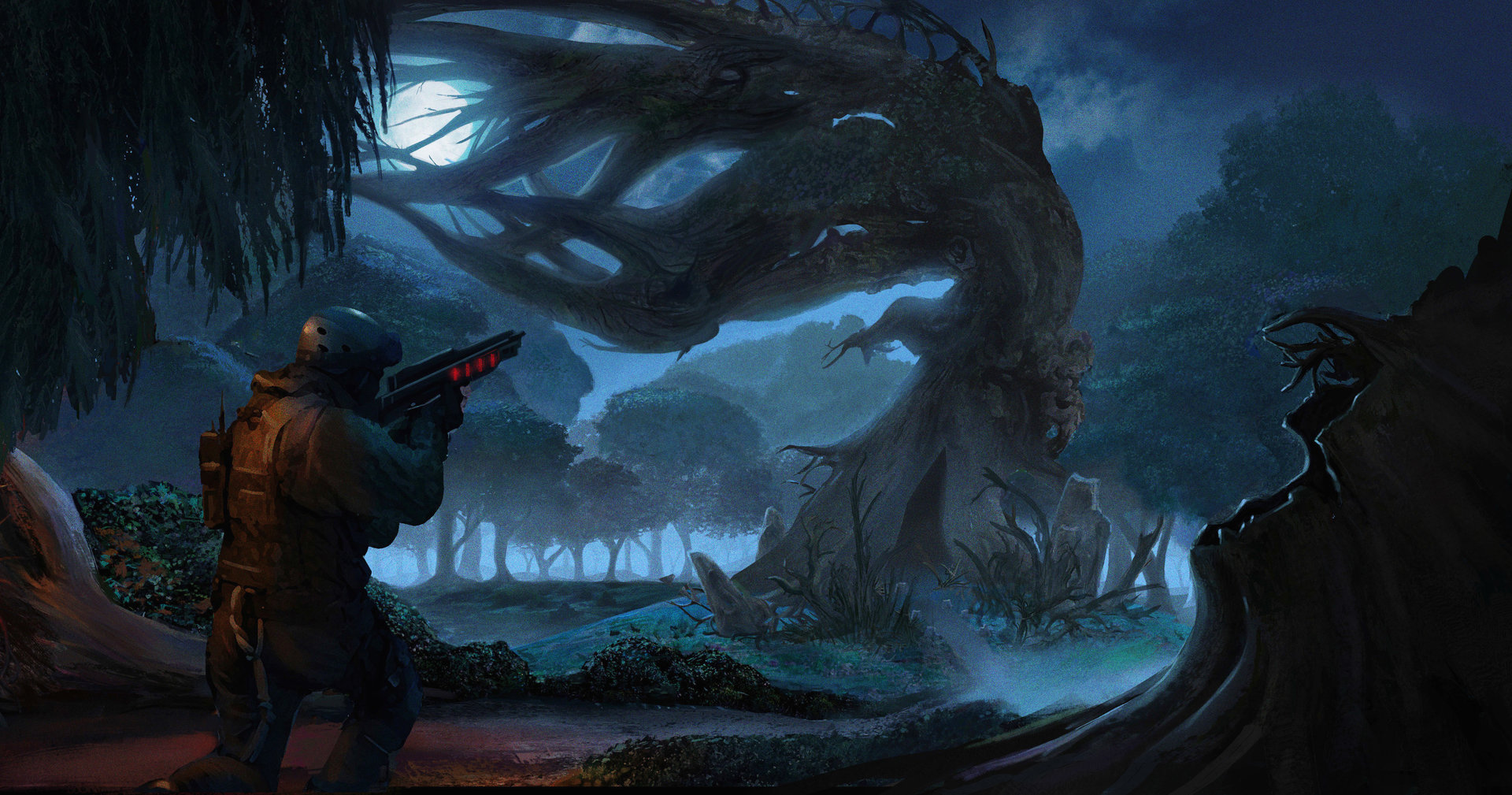 ArtStation - Nightmare Forest