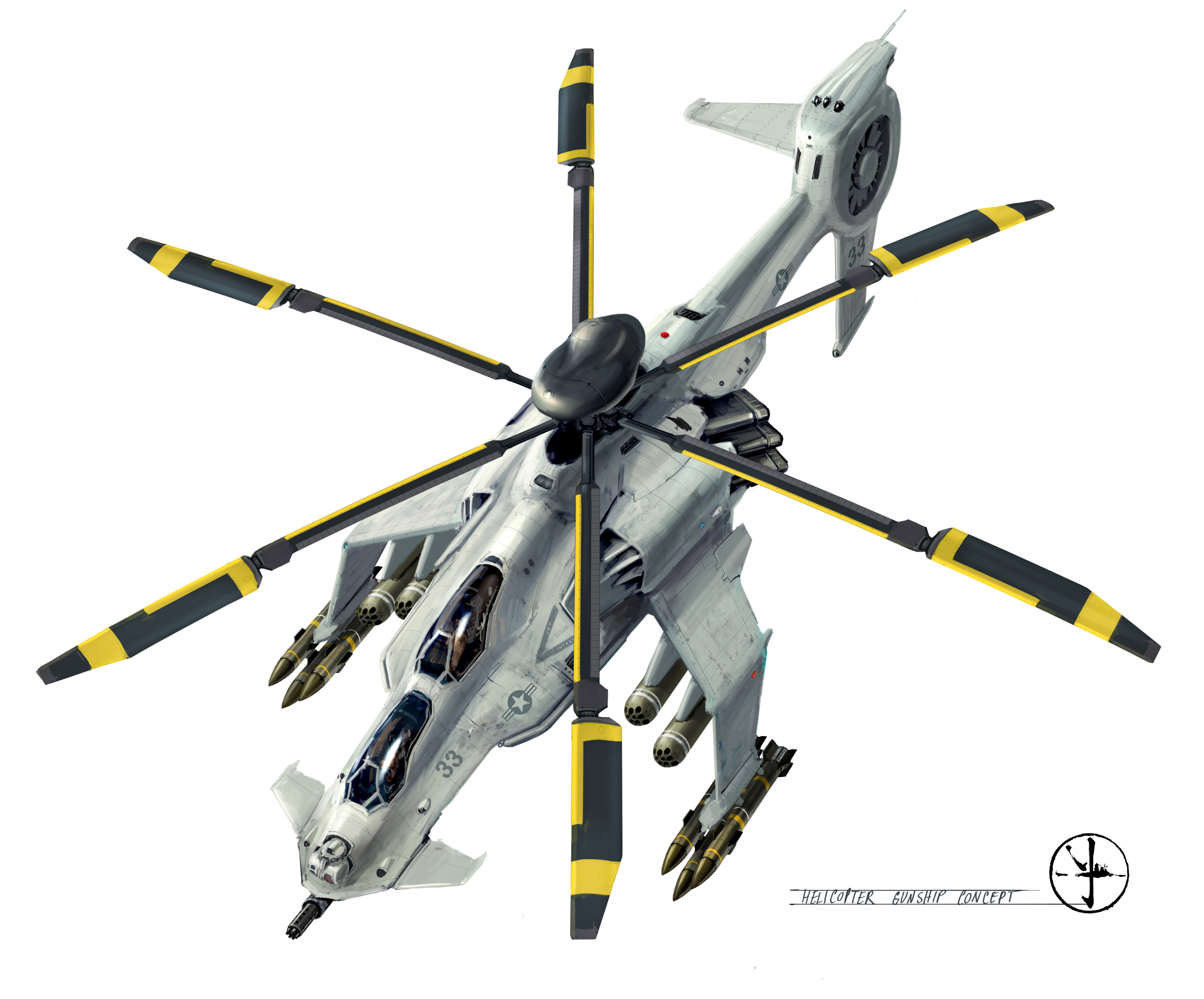 Helicopter Gunship Concept