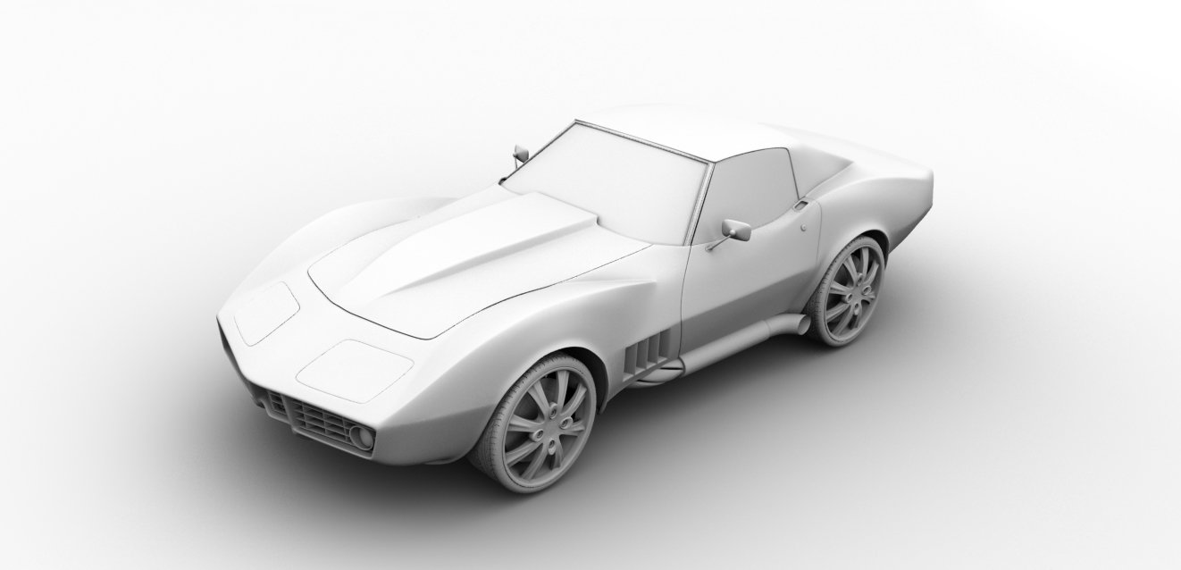 ArtStation - Corvette 69'