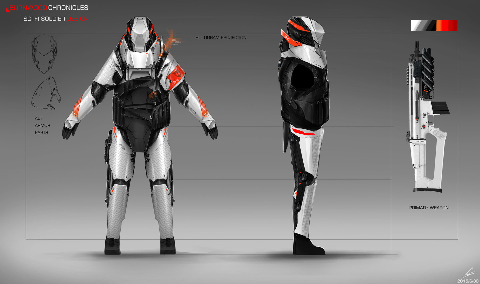 ArtStation - SCI FI SOLDIER DESIGN 02