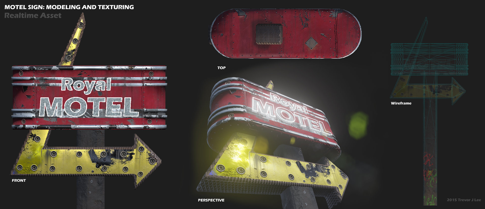 ArtStation - Motel Sign