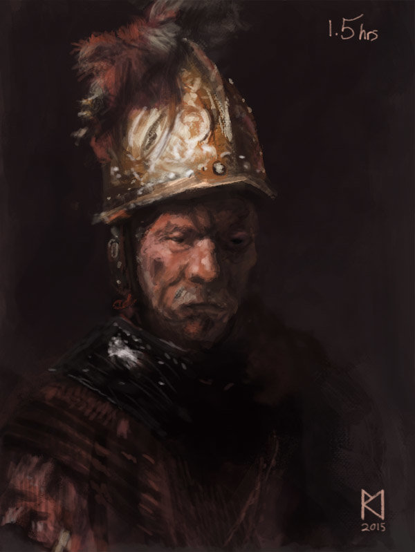 ArtStation - 90 min Rembrandt Study