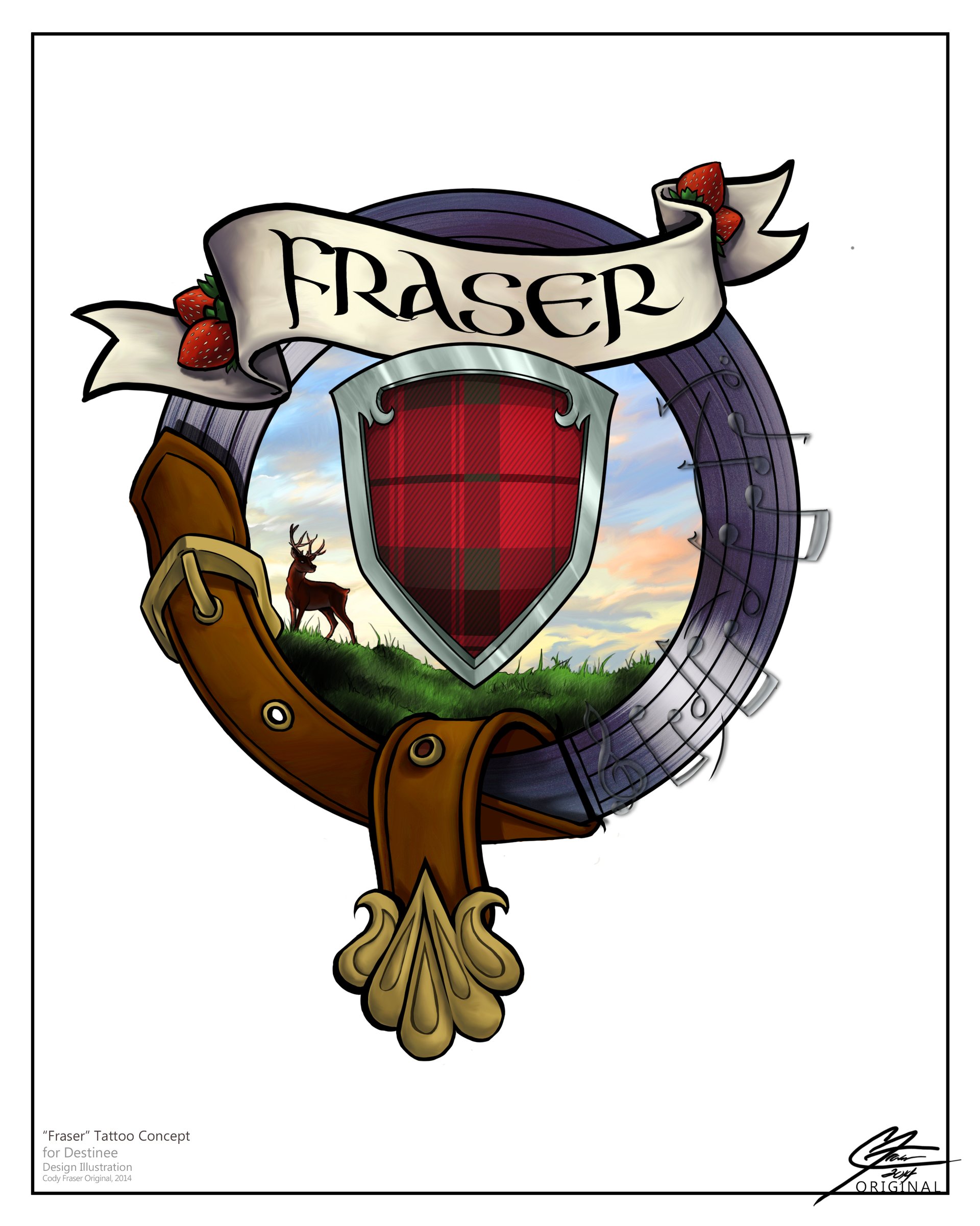Fraser Family Crest Tattoos