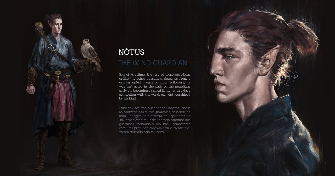 ArtStation - Nótus, the wind guardian