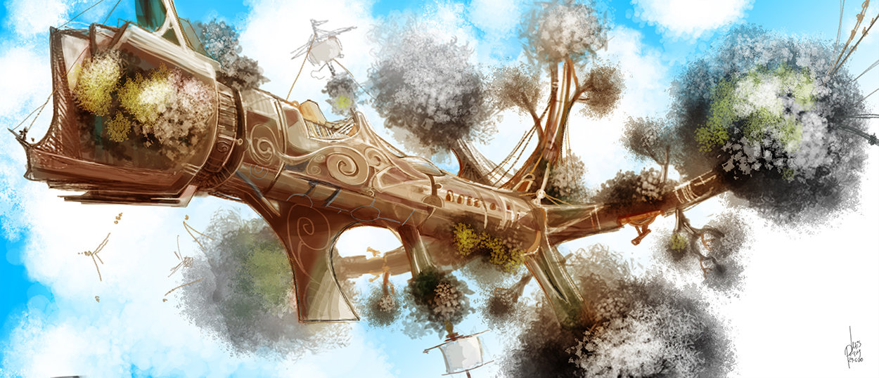 Luis Peres - Pirate Tree Ship