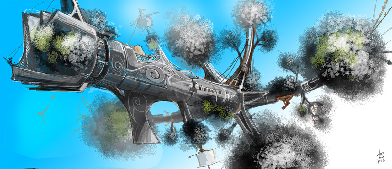 Luis Peres - Pirate Tree Ship