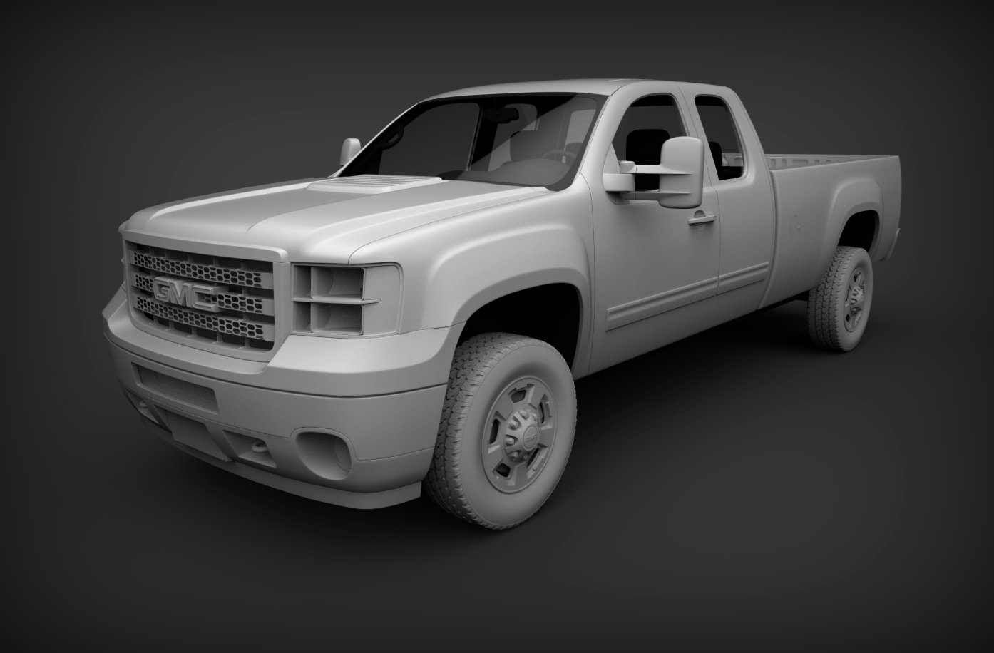 ArtStation - GMC Sierra HD