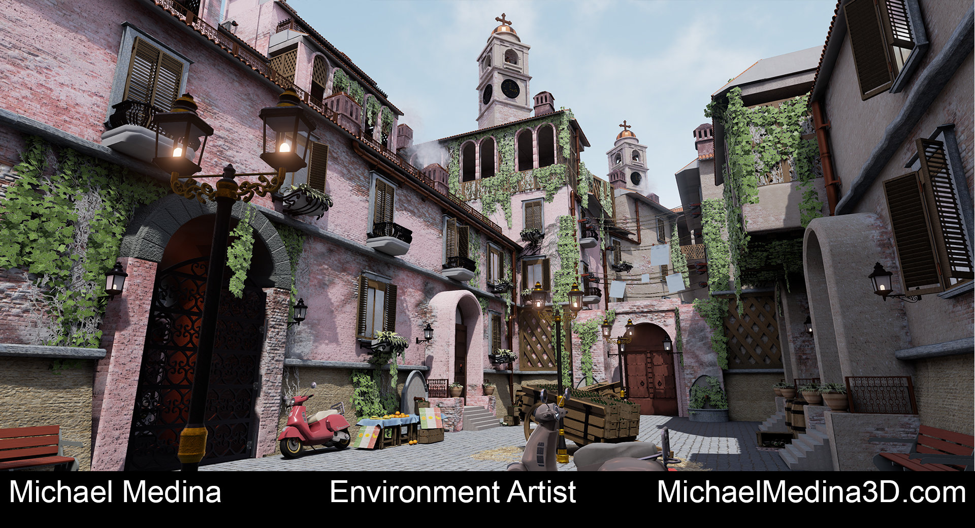 ArtStation - Italian quad [UE4], Michael Medina