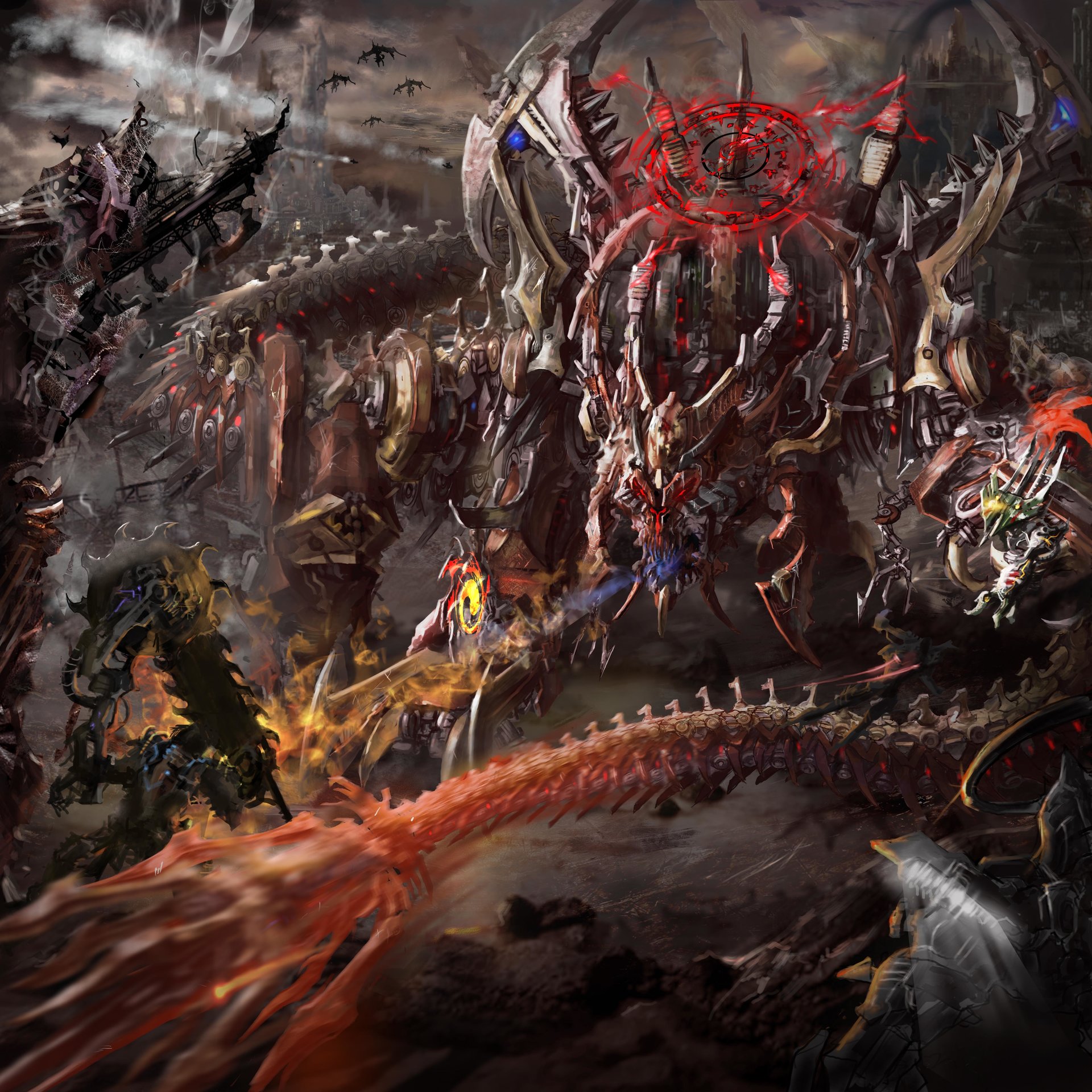 ArtStation - Diablo(High tech Demon DX13)_Blizzard contest